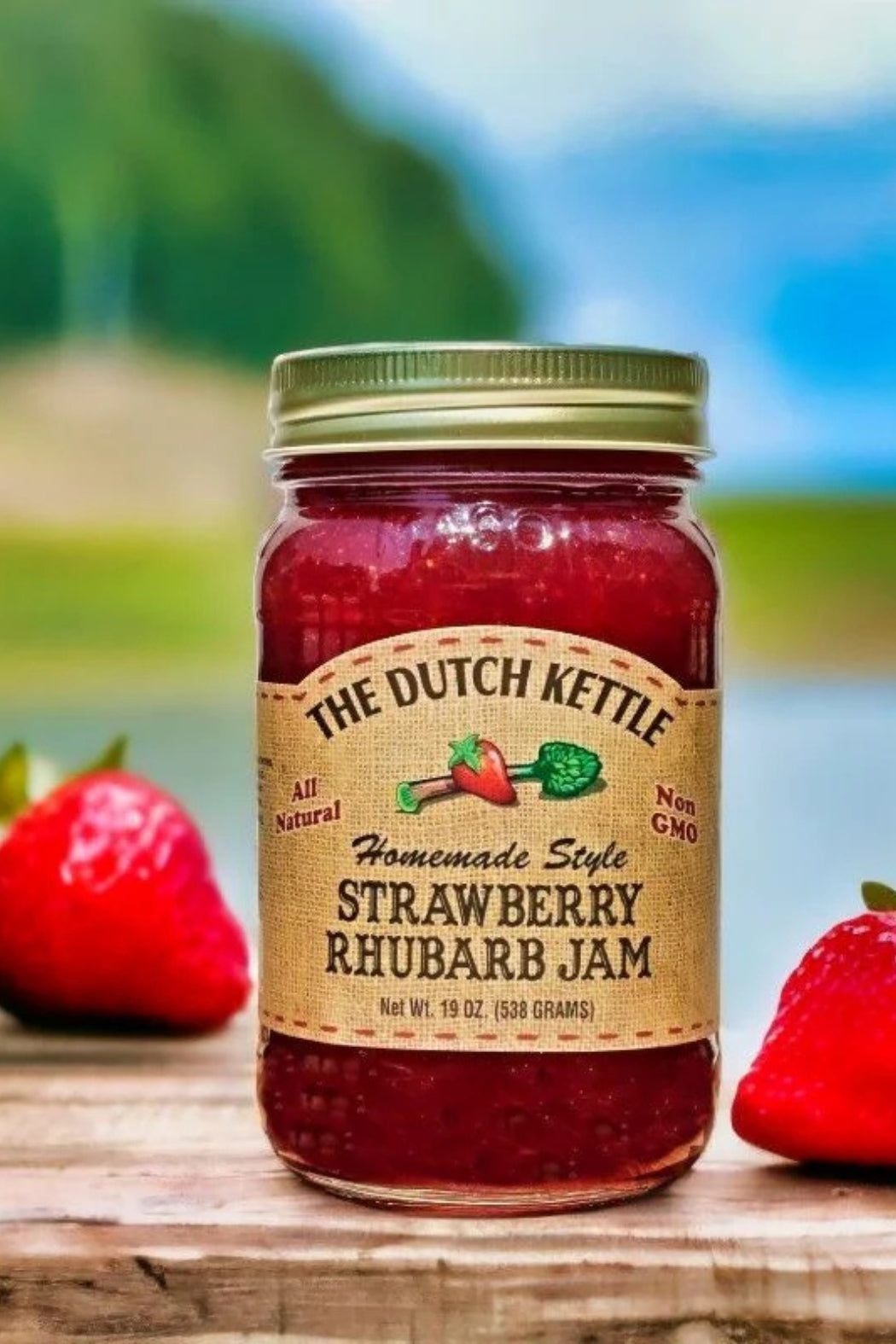 Dutch Kettle Jam Strawberry Rhubarb Jam – Queen of Hearts and Modern Love